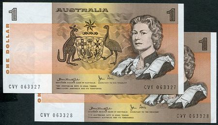 Australian Banknotes :: Australian Decimal Paper Banknotes :: 1979 One ...