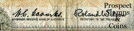 Australian Banknotes :: Australian Star Banknotes :: Ten Shilling 1961 ...