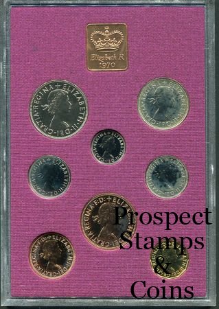 World Coins :: 1970 Great Britain Eight Coin Proof Set