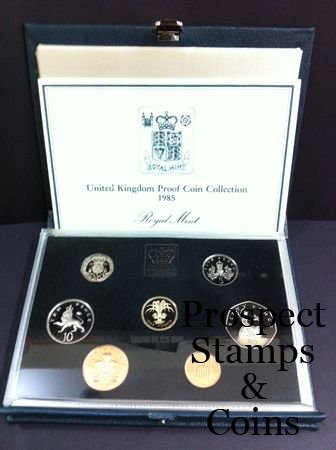 World Coins :: 1985 Great Britain Seven Coin Proof Set