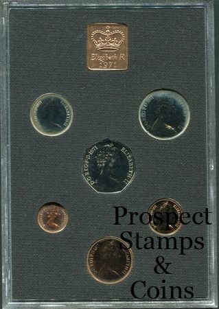 World Coins :: 1971 Great Britain Six Coin Proof Set