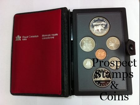World Coins :: 1985 Canada Seven Coin Proof Set