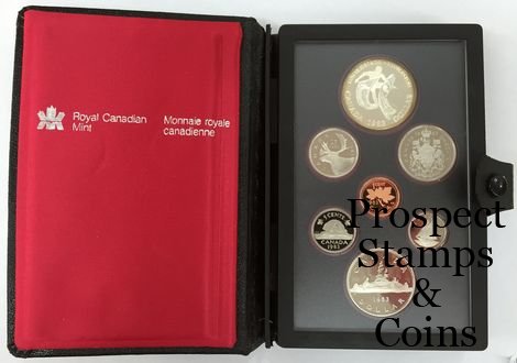World Coins :: 1983 Canada Seven Coin Proof Set