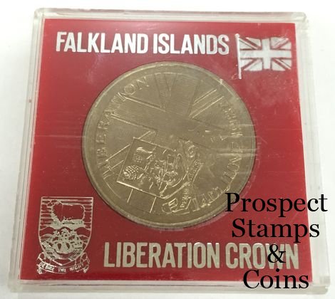 World Coins :: 1982 Falkland Island Liberation Crown Large Size 50pence ...