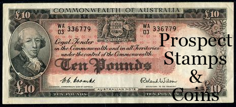 Australian Banknotes :: Australian Pre Decimal Banknotes :: Ten Pound ...