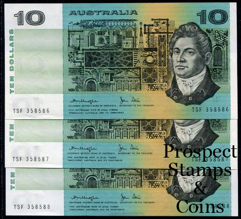 Australian Banknotes :: Australian Decimal Paper Banknotes :: 1979 Ten ...