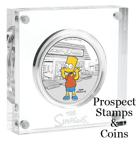 The Perth Mint :: 2019 Coin Releases :: 2019 Bart Simpson 1oz Silver ...