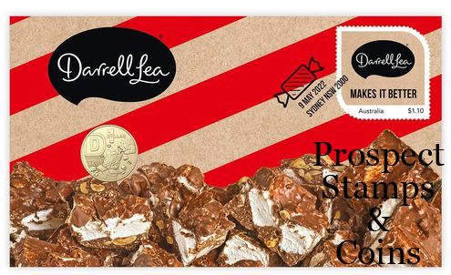 Stamp and Coin Covers (PNC) :: 2022 Darrell Lea Stamp and Coin Cover PNC